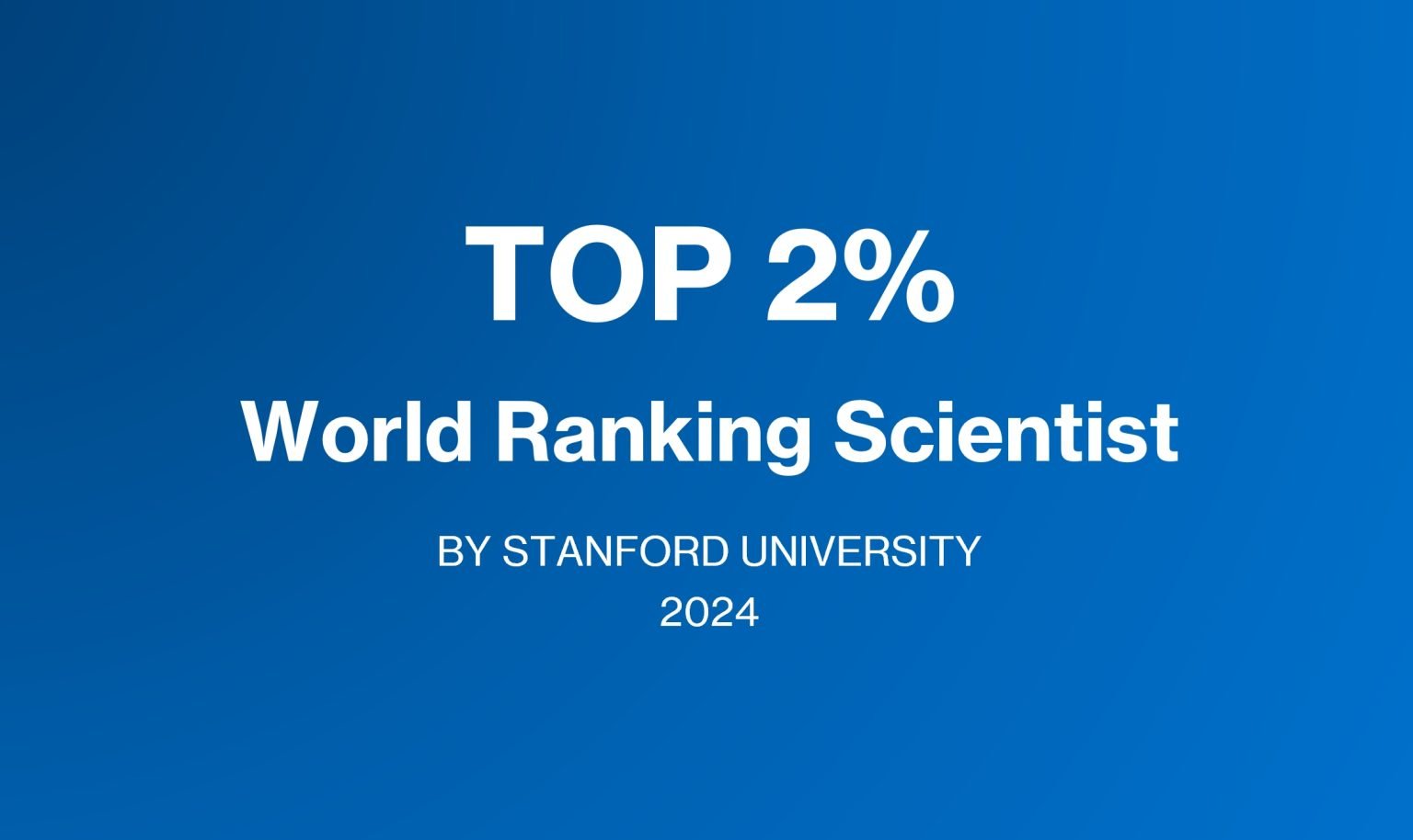 Jijian Xu Named Top 2% Scientist by Stanford-Elsevier